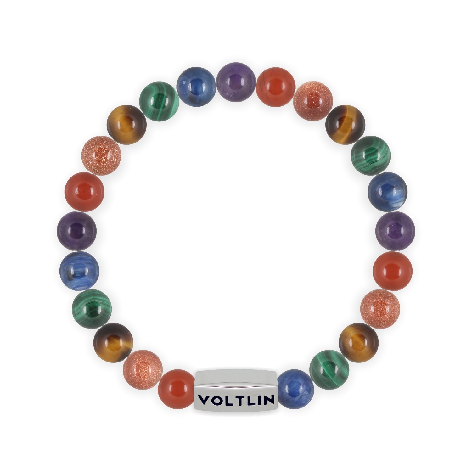 LGBTQIA+ Pride Stretch Bracelet – Natural Gemstone Beads | Voltlin ...