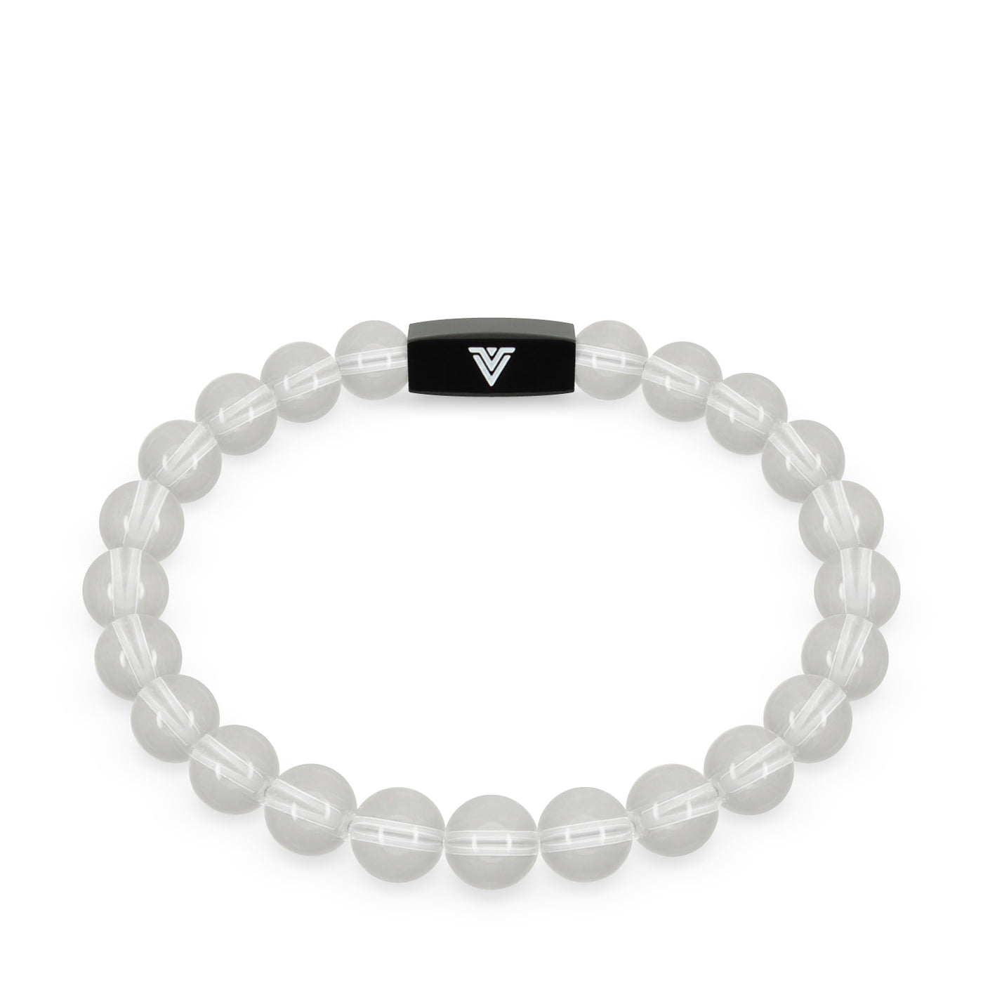 Clear Quartz Stretch Bracelet – Natural Gemstone Beads | Voltlin - VOLTLIN