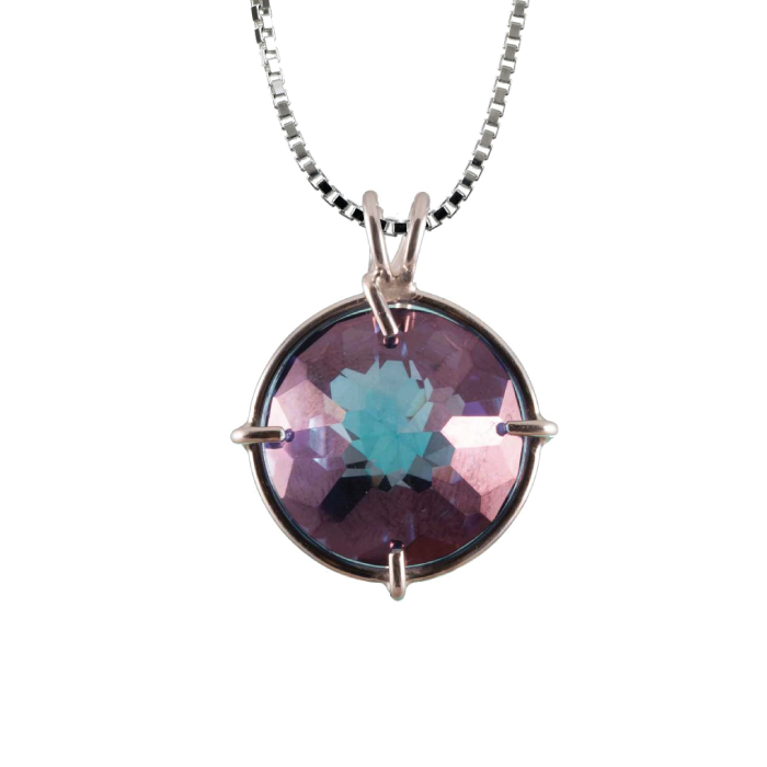 Tanzine Aura Quartz - Handmade Crystal & Gemstone Healing Jewelry - VOLTLIN